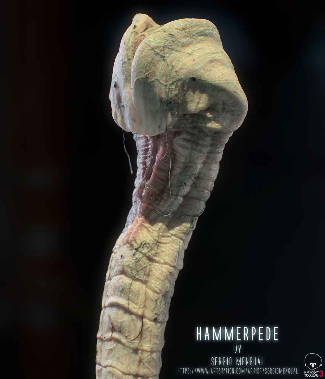 Hammerpede Prometheus Original Concept Art
