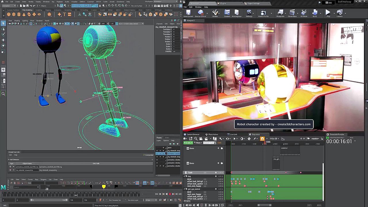 Unreal Live Link for Maya Overview