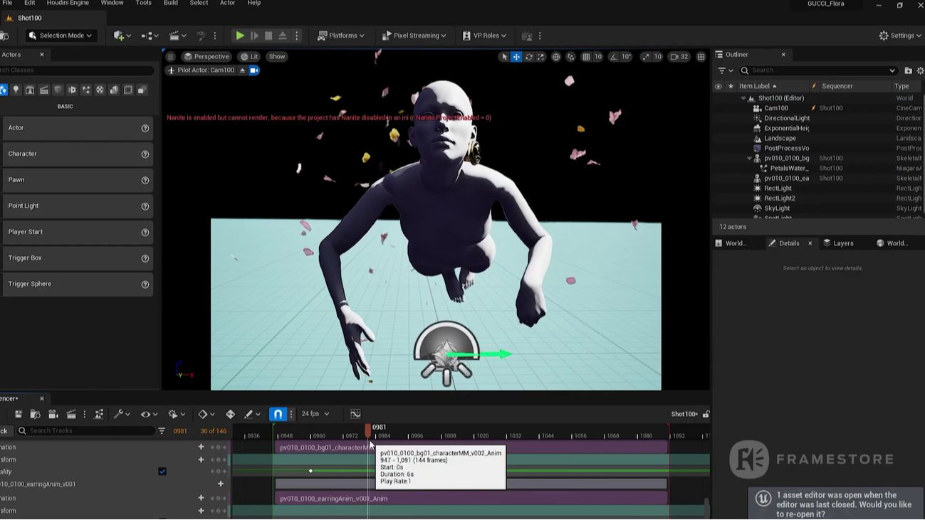 Gucci 'Flora' VFX Breakdown by Framestore