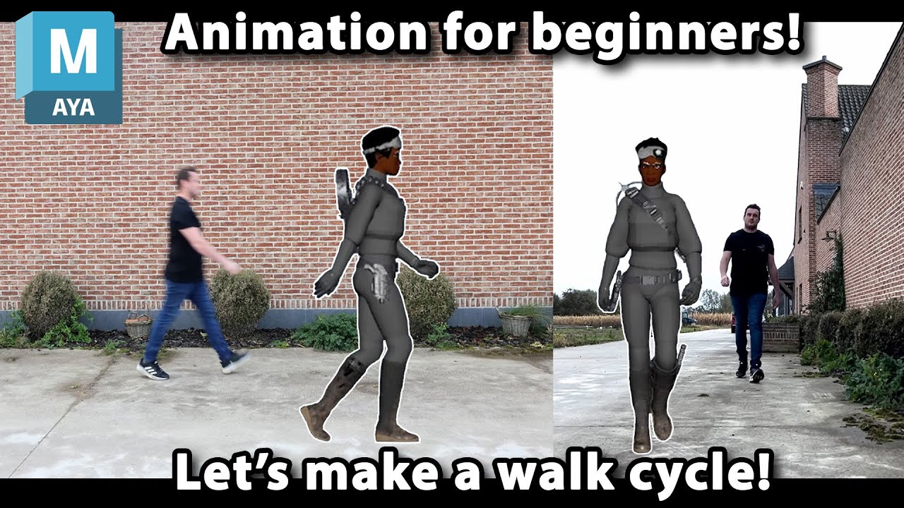 Maya Animating Walk Cycle